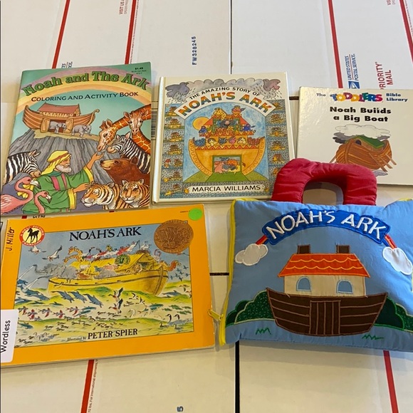 Other | Set 5 Noahs Ark Story Activity Interactive Books | Poshmark